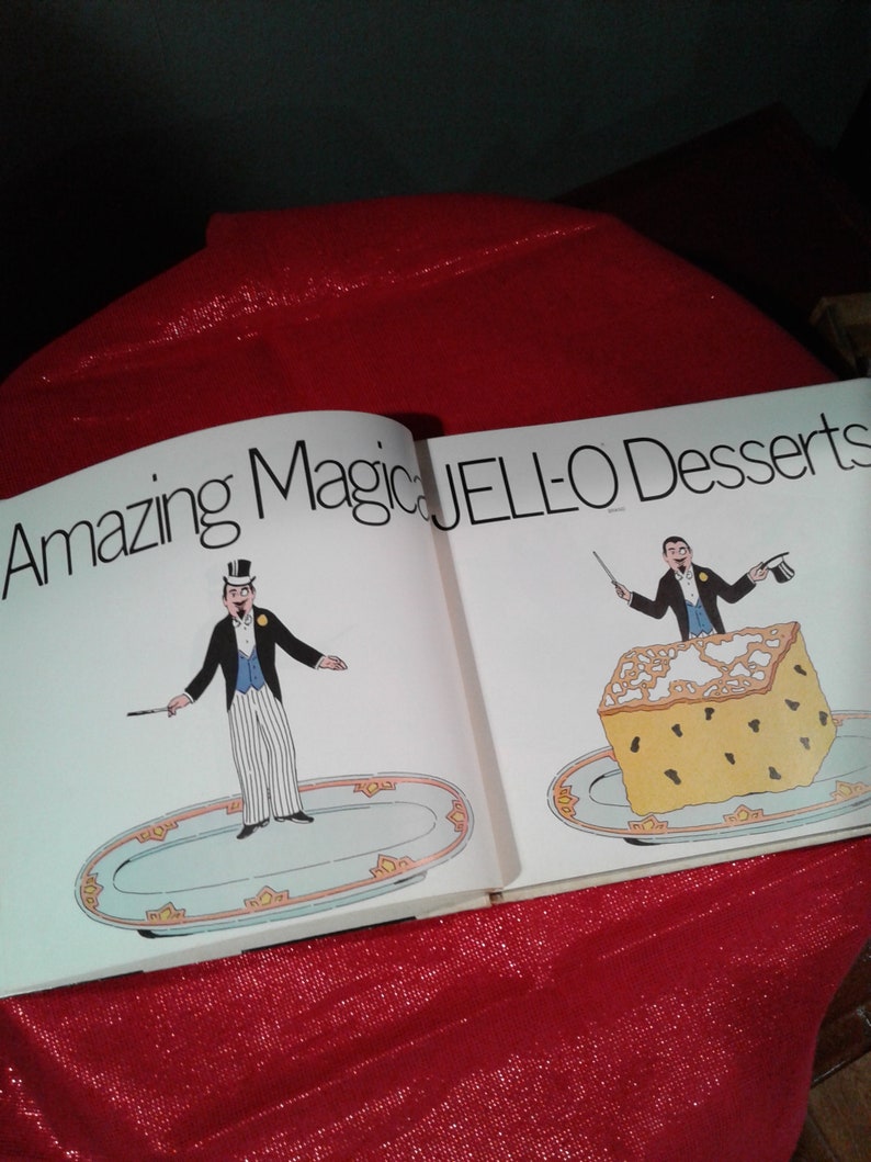 Vintage Amazing Magical Jello Desserts/ Vintage Jello Dessert Cookbook ...