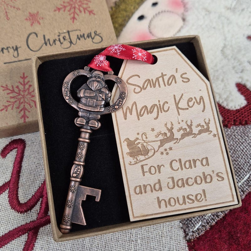 Santa Key - Etsy UK