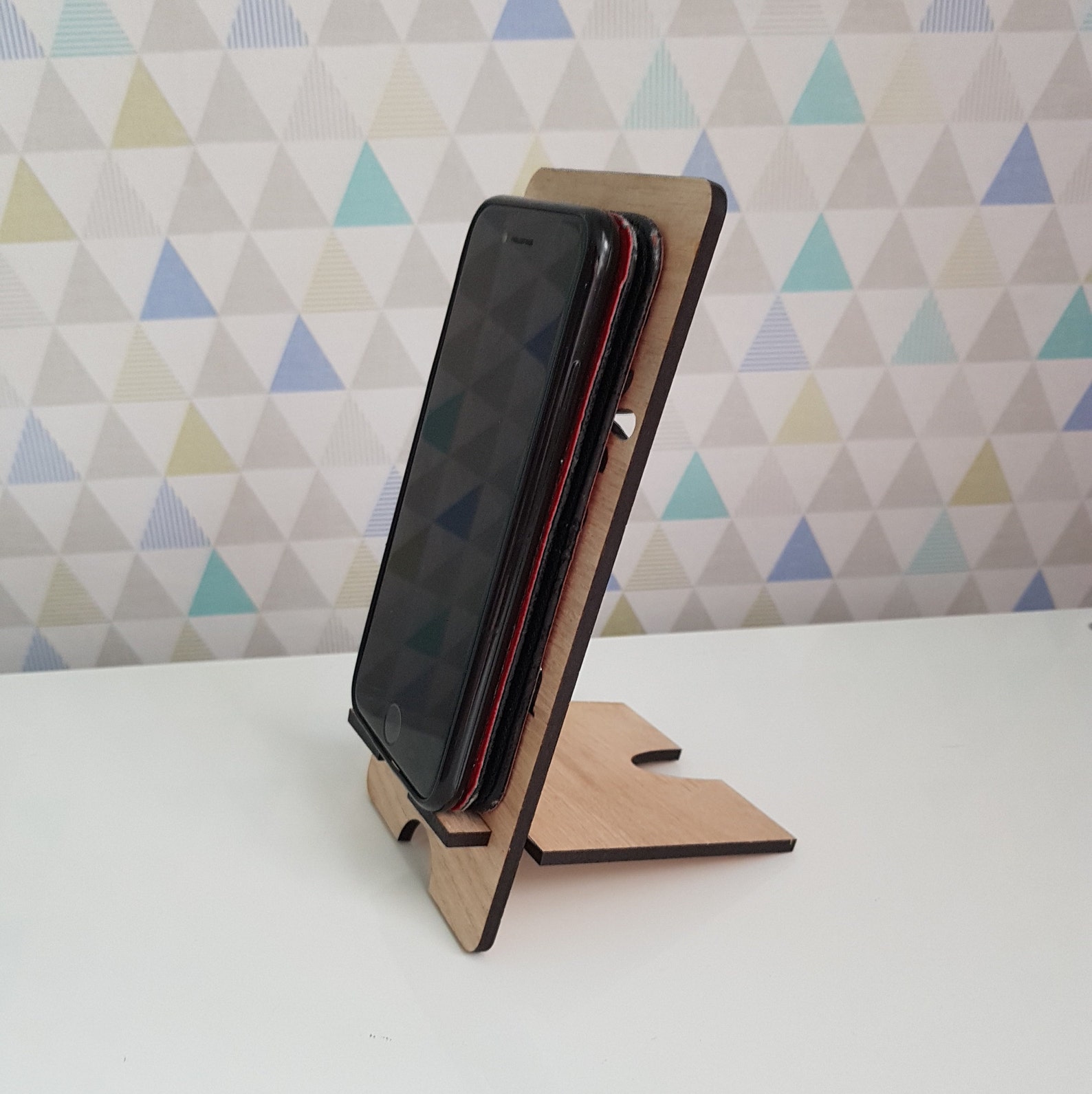 Mobile Phone Stand Personalised With Name and Initial - Etsy UK