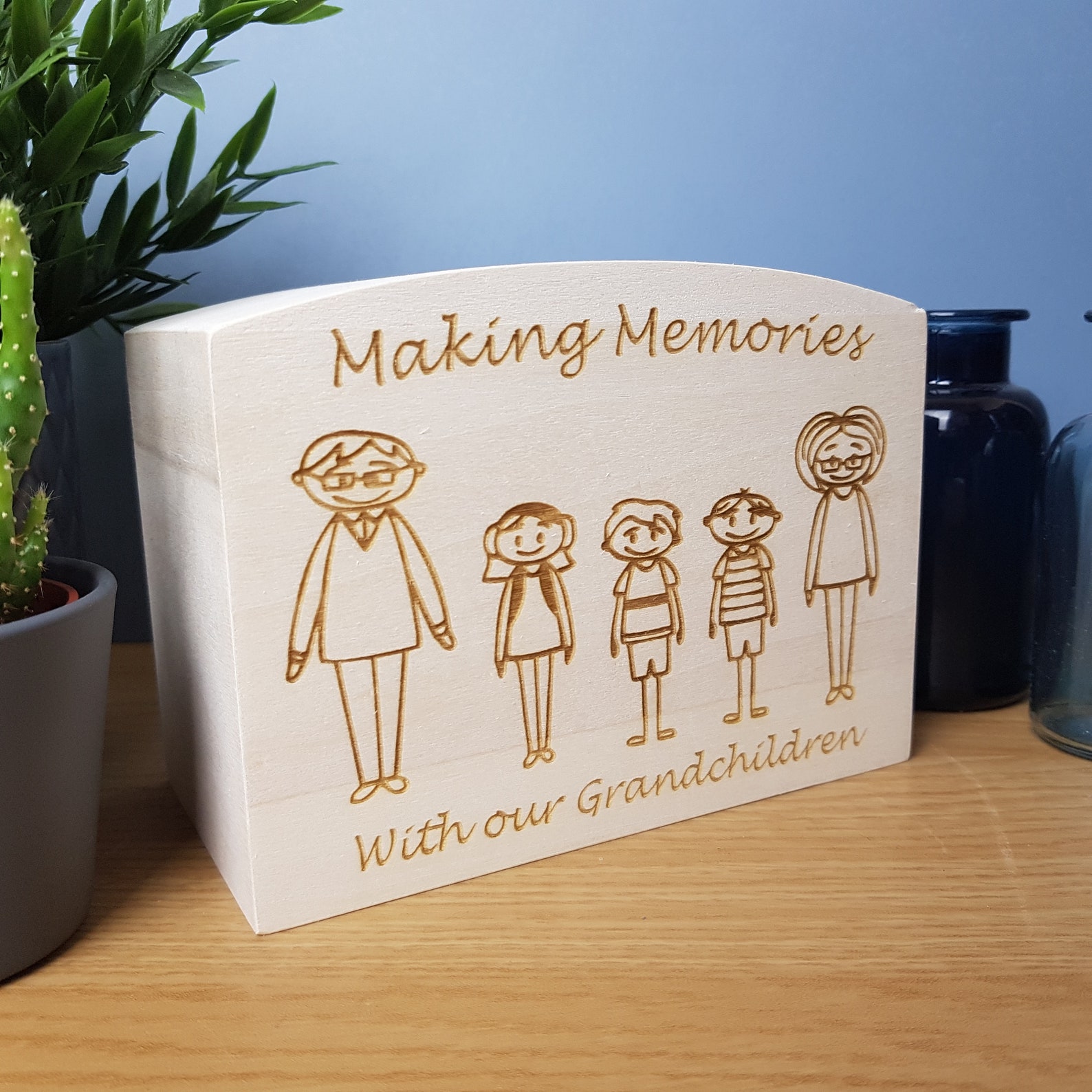 Memory Box, Personalised Family Keepsake, Add Notes / Diary Entries of ...