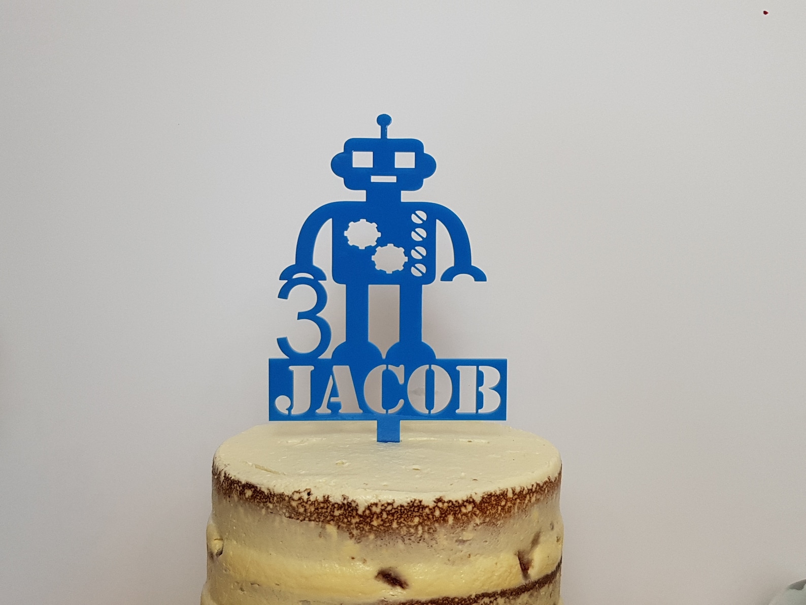 Kids Birthday Cake Topper, Acrylic, Huge Range of Colours and Finishes ...