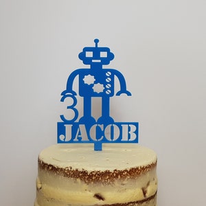 Kids Birthday Cake Topper, Acrylic, Huge Range of Colours and Finishes ...
