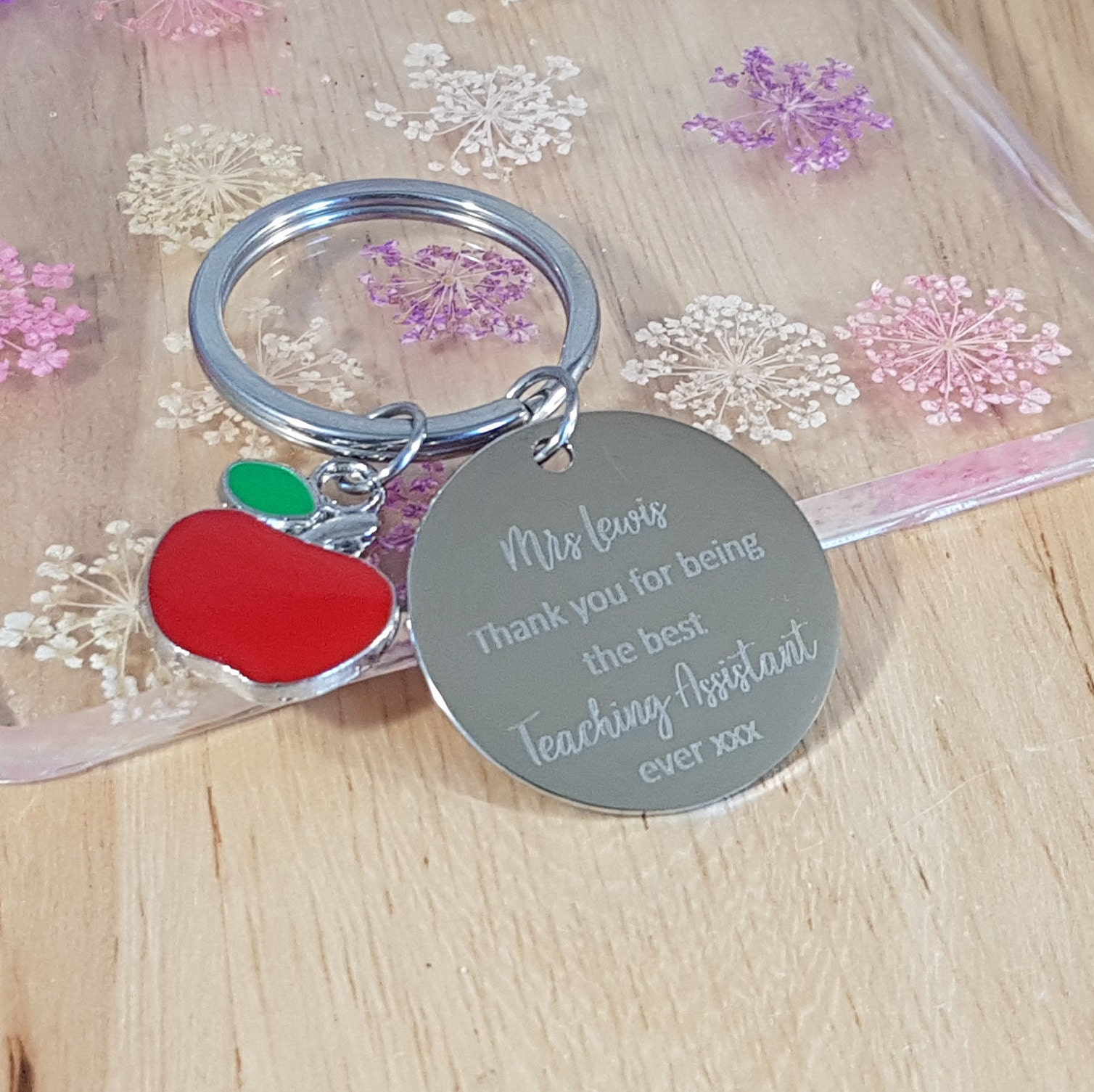 Personalised Teacher, Teaching Assistant and Key Worker Gift, Thank You ...