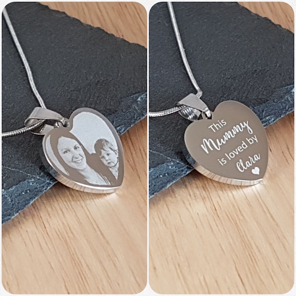 Personalized Photo Necklace - Etsy