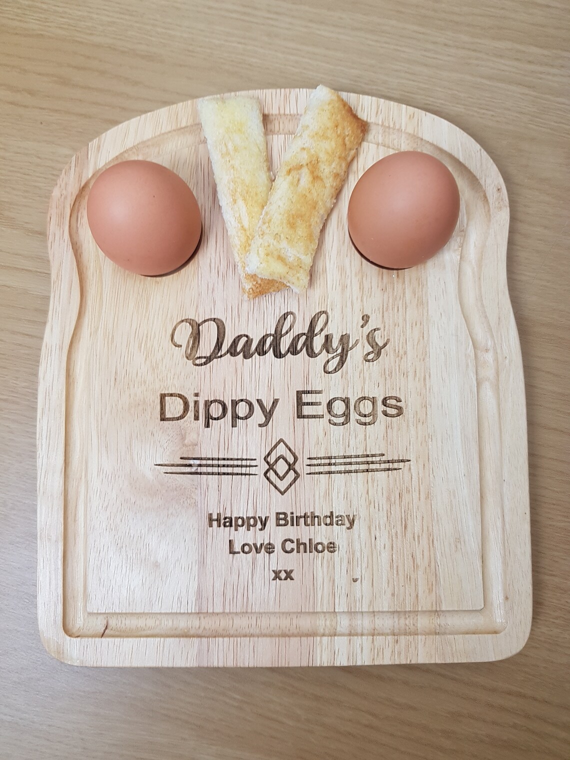 Christmas Personalised Dippy Egg Breakfast Board for Mummy | Etsy