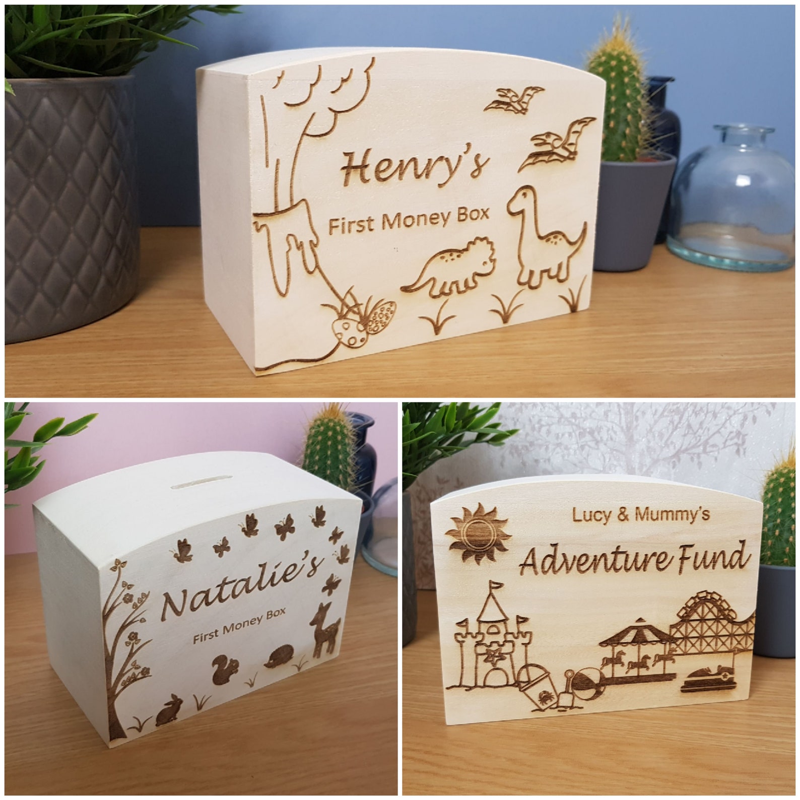 Personalised Money Box Children's First Money Box | Etsy