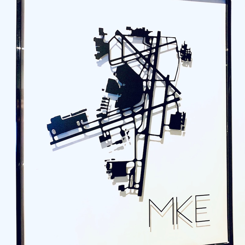 Airport Runway Map - Etsy