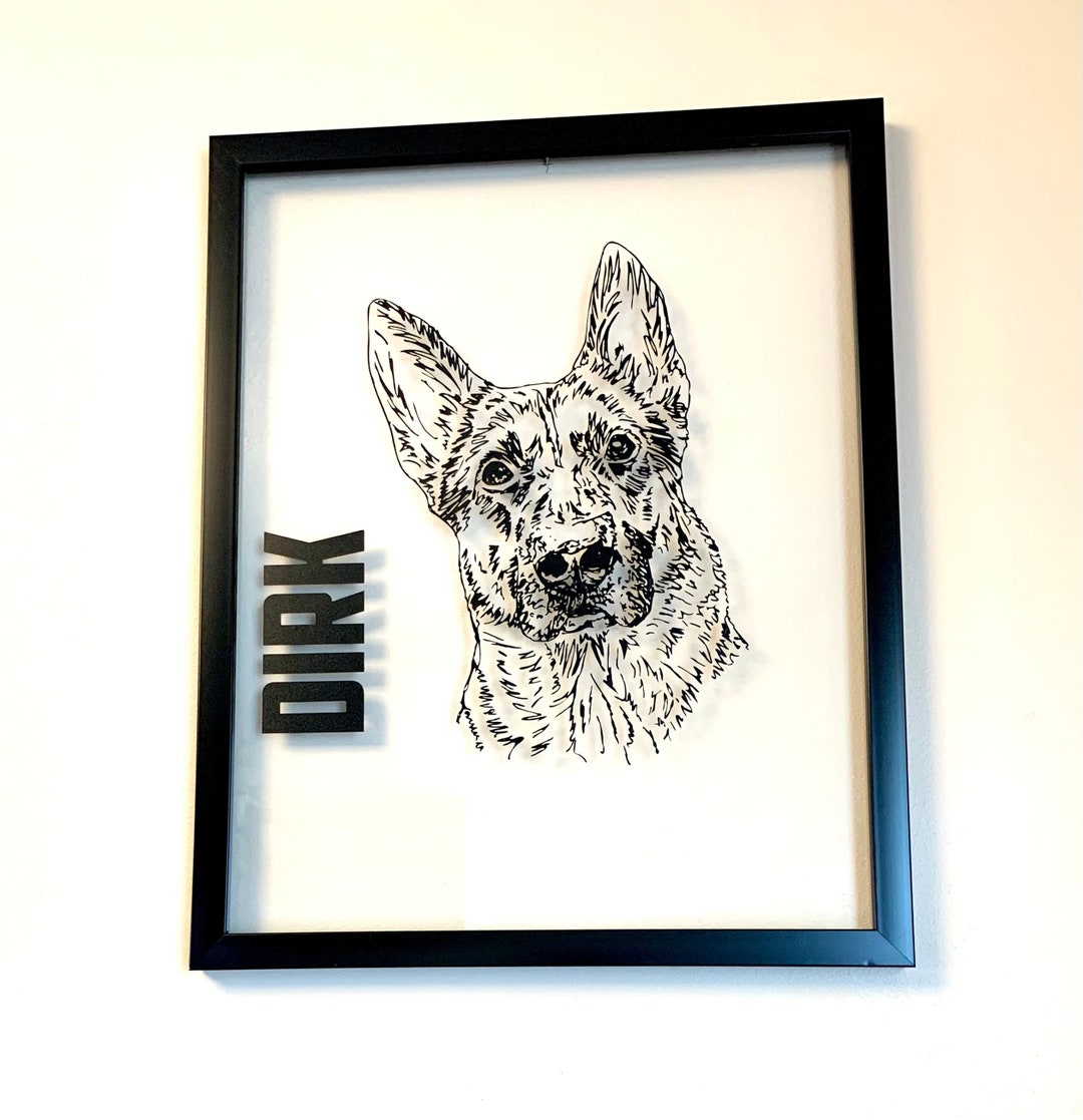 Custom Dog Frames - Etsy