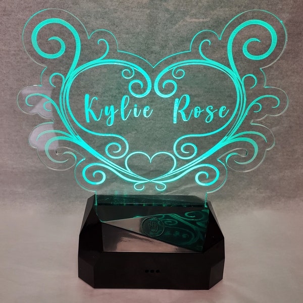 Edge Lit Sign - Etsy