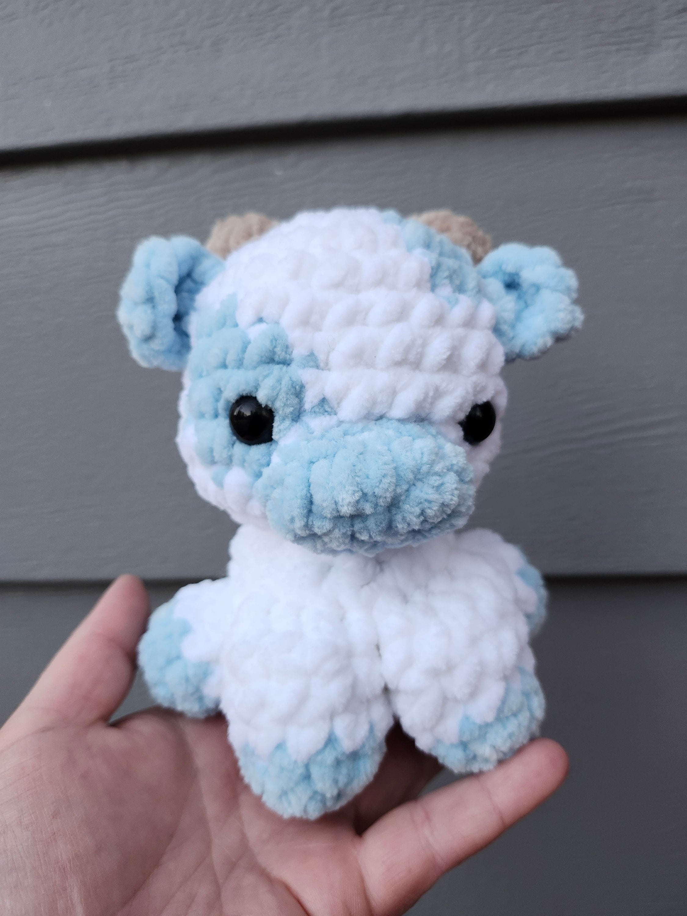 Mini Cow Plushie - Etsy