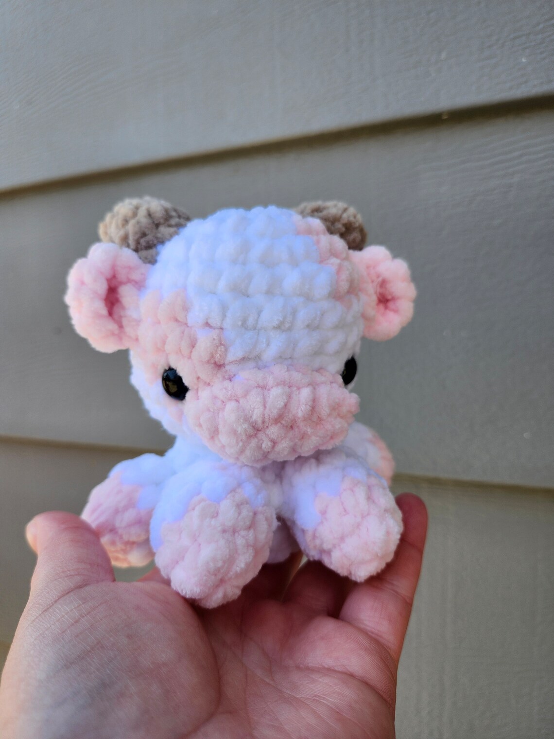 Mini Cow Plushie - Etsy