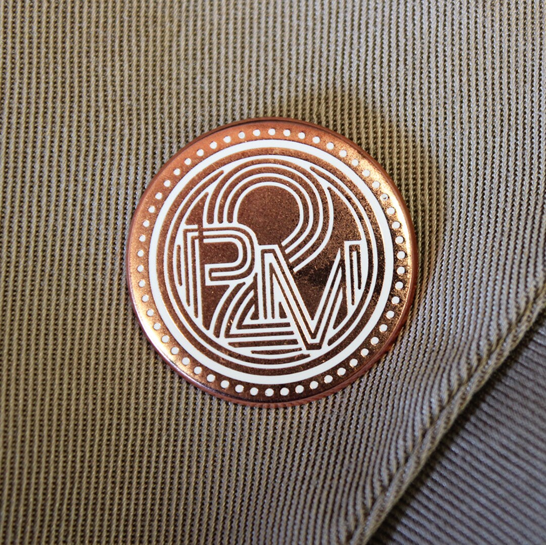 2PM of 2PM Circle Logo White & Rose Gold Soft Enamel Lapel Pin KPOP ...