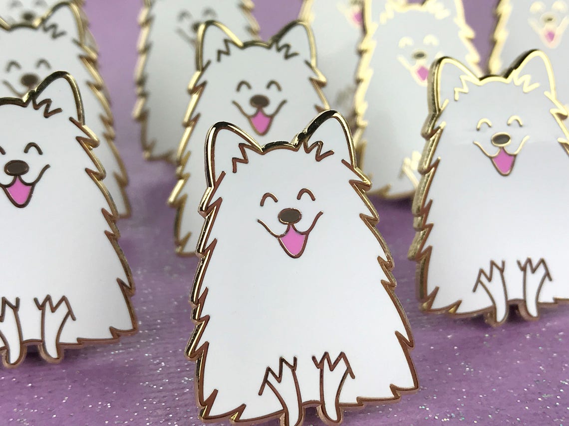 Happy Pup Pin - Etsy