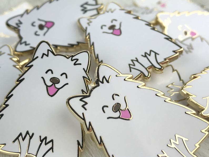 Happy Pup Pin - Etsy