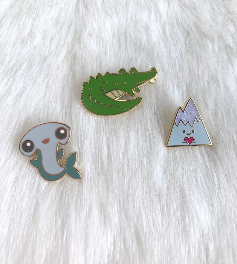 Alligator Pin - Etsy