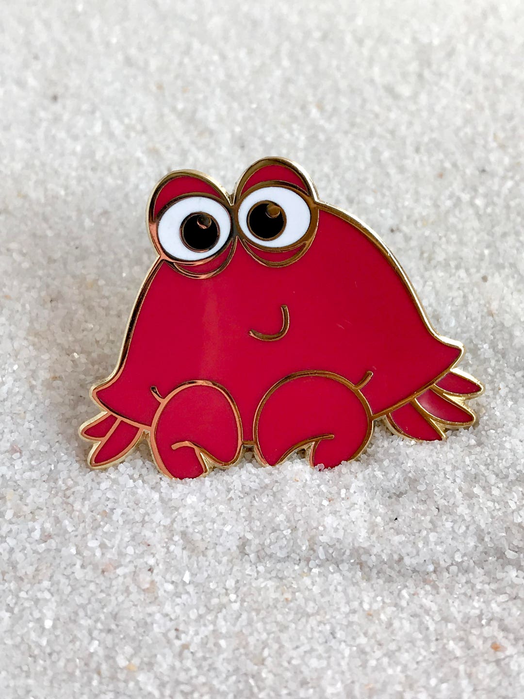 Red Crab Pin - Etsy