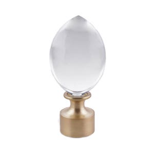 Acrylic Finial for Lucite, Acrylic, or Metal Drapery Rod - Etsy