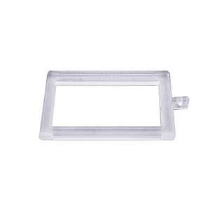 Rectangle Ring for Lucite, Acrylic, or Metal Drapery Rod, Rectangular ...