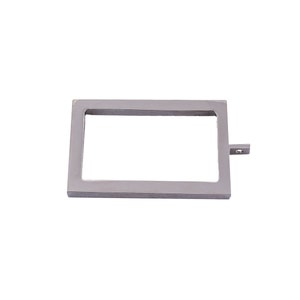 Rectangle Ring for Lucite, Acrylic, or Metal Drapery Rod, Rectangular ...
