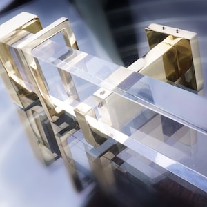 Rectangle Ring for Lucite, Acrylic, or Metal Drapery Rod, Rectangular ...