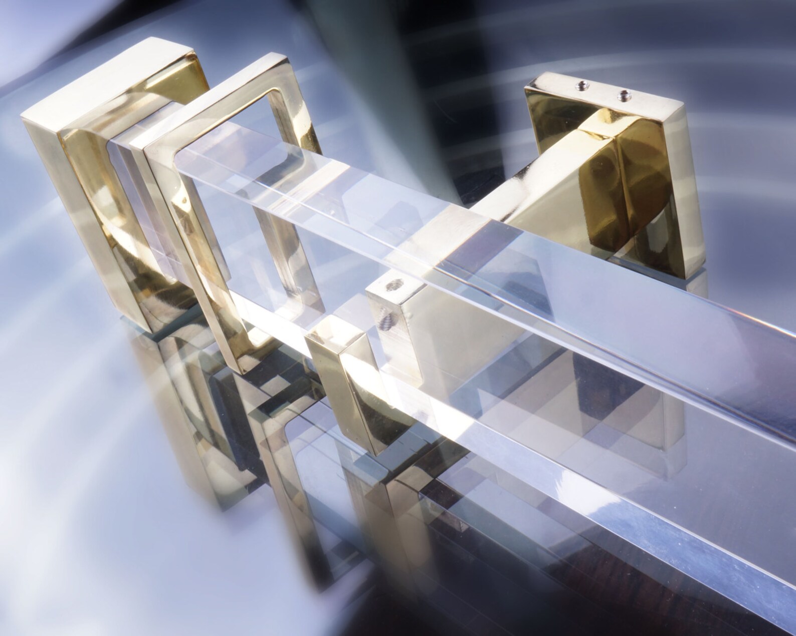 Custom Length Rectangle Acrylic Drapery Rod, Rectangular Drape Rod ...