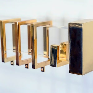 Custom Length Rectangle Acrylic Drapery Rod, Rectangular Drape Rod ...