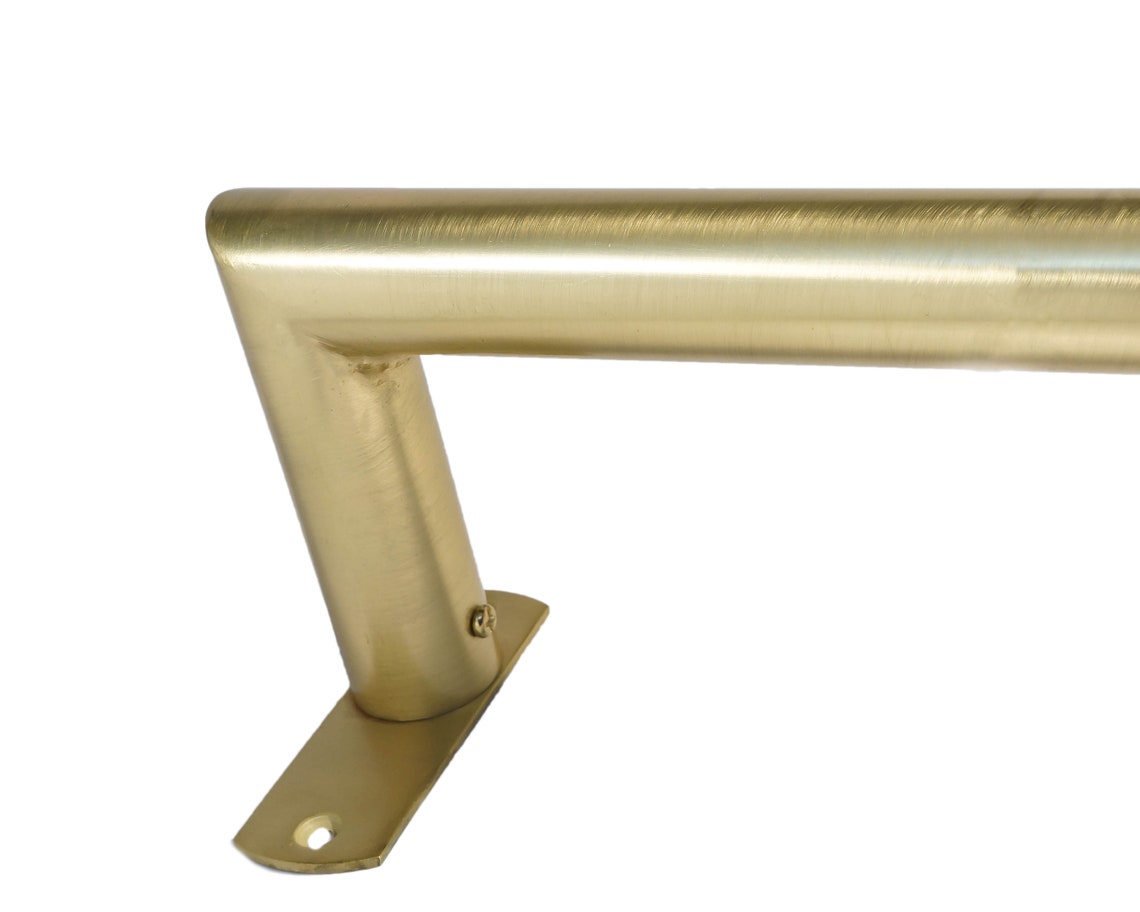 French Drape Rod Metal Drapery Rod With Curved Return or 90 | Etsy