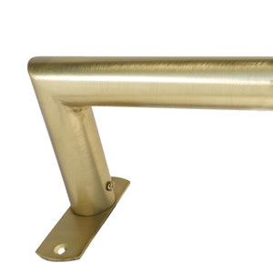 French Drape Rod, Metal Drapery Rod With Curved Return or 90 Degrees - Etsy