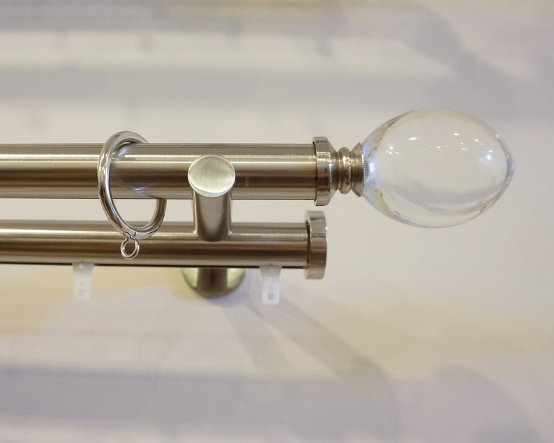 Custom Length Metal Drapery Rod - Etsy