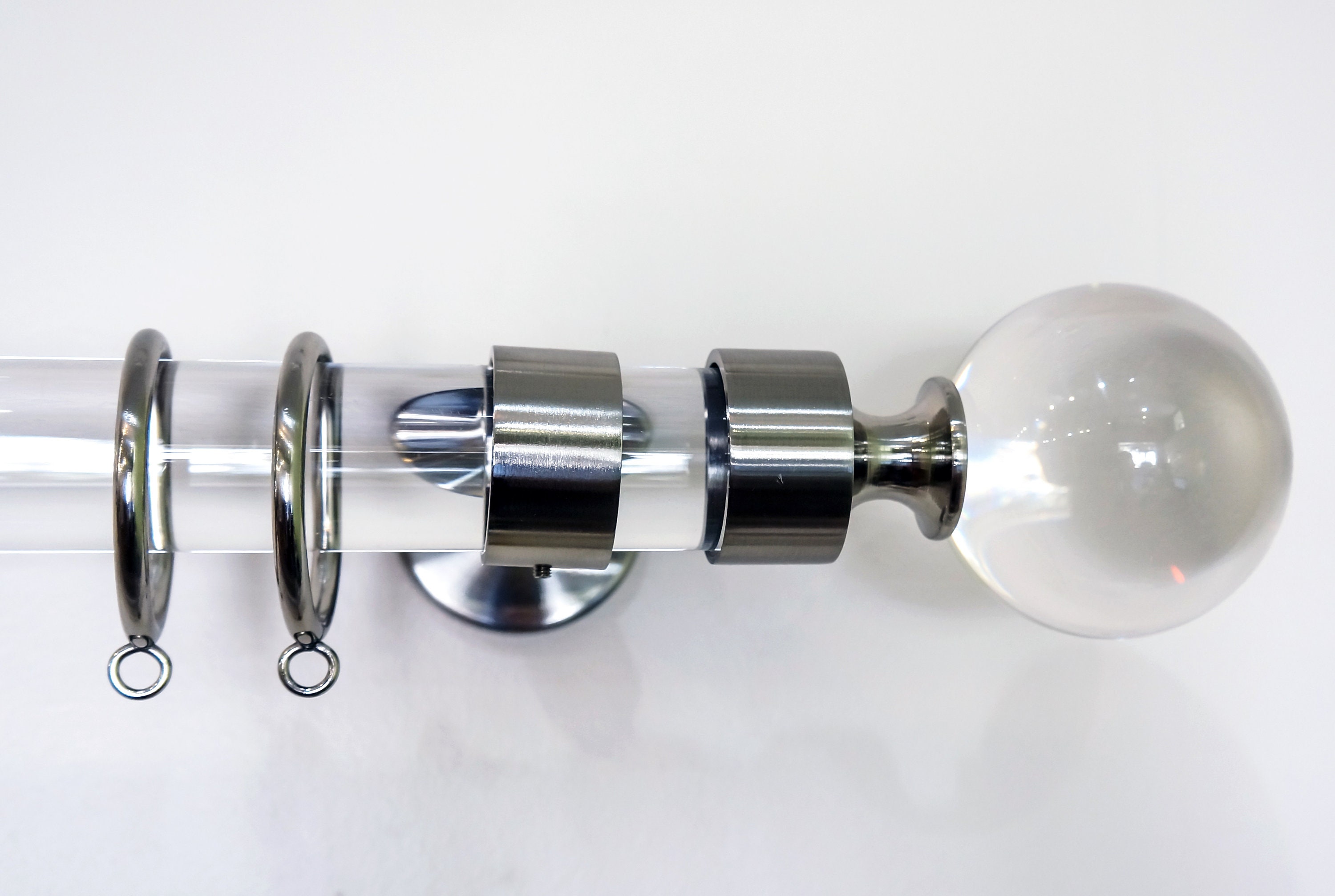 Custom Length Acrylic Drapery Rod | Etsy