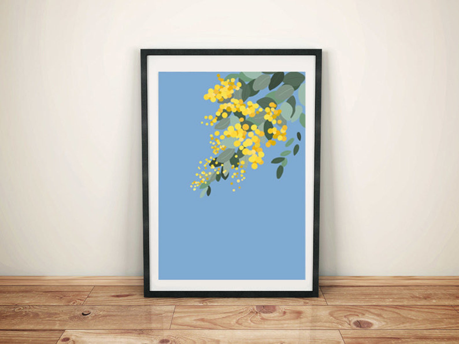 Australian Wattle | Wattle Leaves | Digital Painting Australian Wattle ...