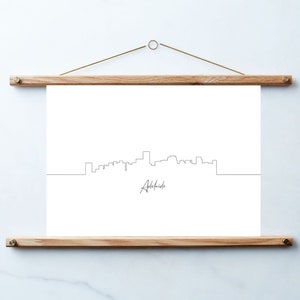 Adelaide Skyline | Australian City | Capital Cities | Modern Print ...