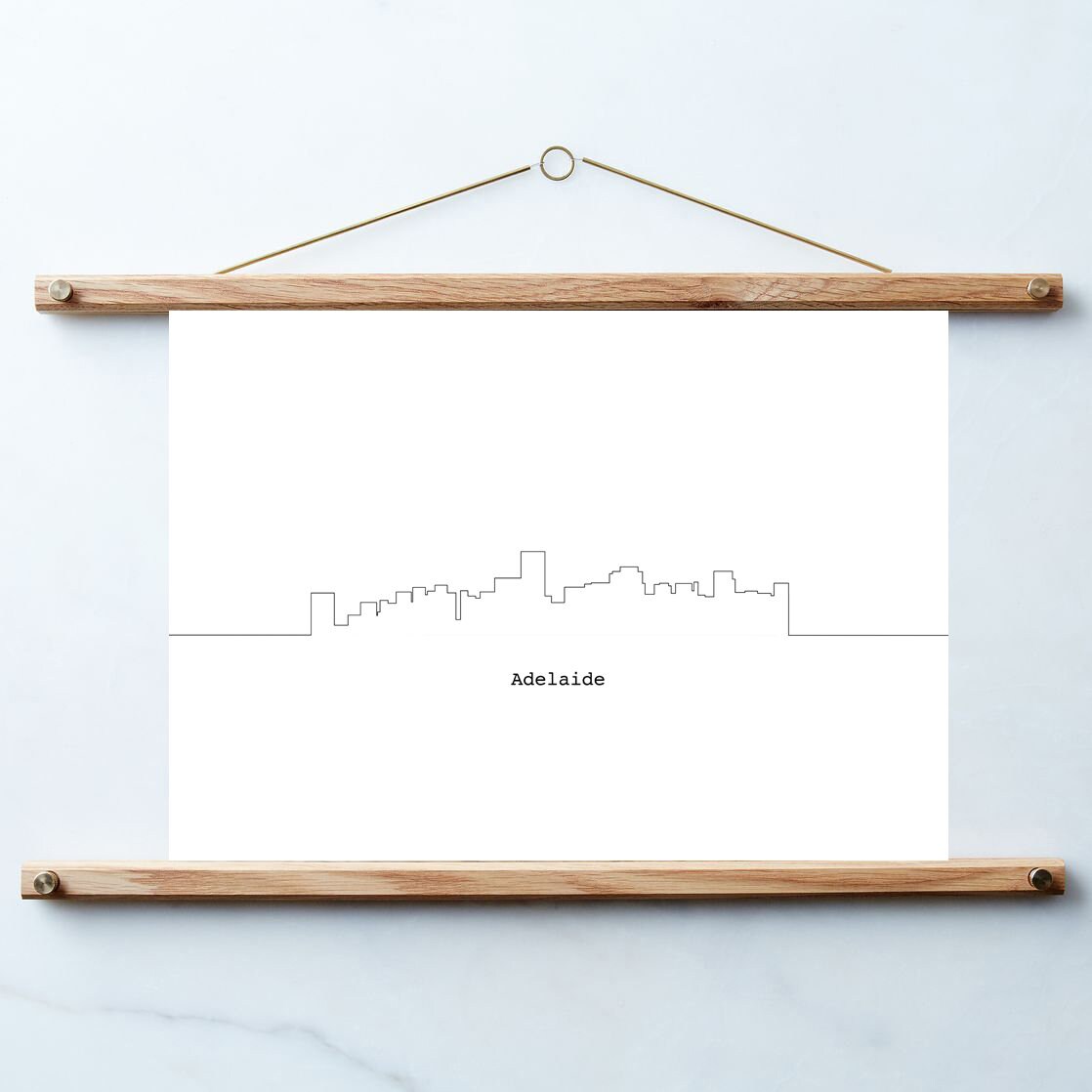 Adelaide Skyline | Australian City | Capital Cities | Modern Print ...