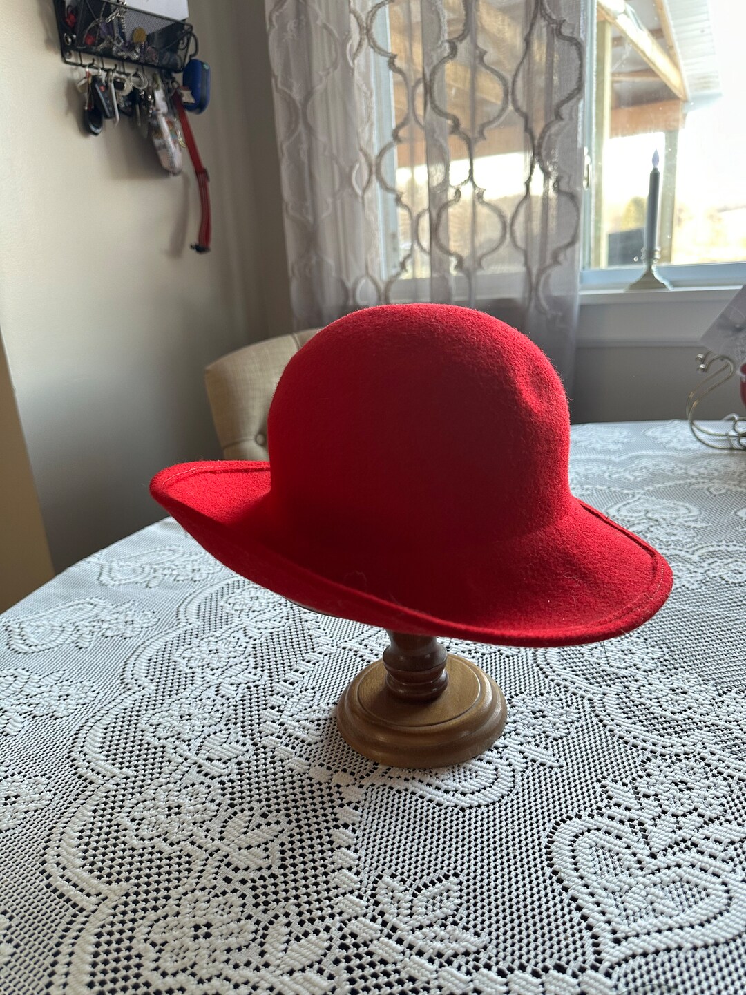 Vintage Ladies Red Hat - Etsy
