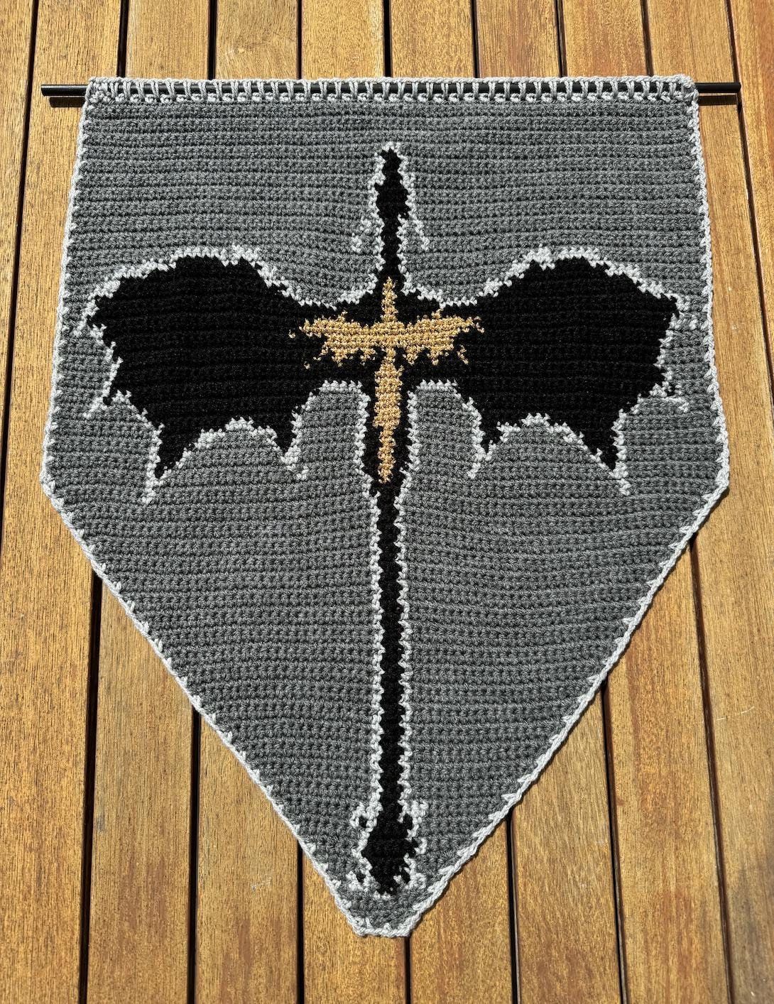 Fourth Wing Inspired Crochet Tapestry PDF Pattern - Etsy