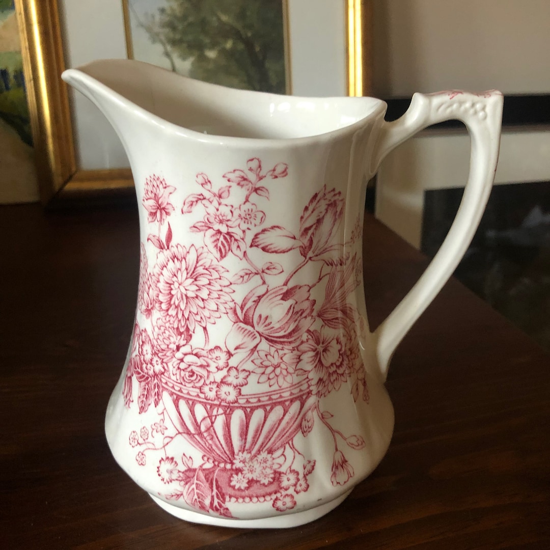 Vintage Alfred Meakin Staffordshire England FLORAL BOUNTY Pitcher - Etsy