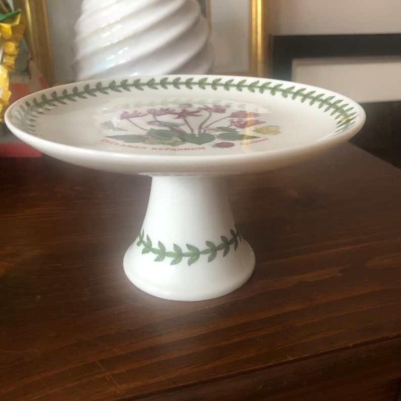 Portmeirion Botanic Garden Small Pedestal Dish Cake Stand - Etsy