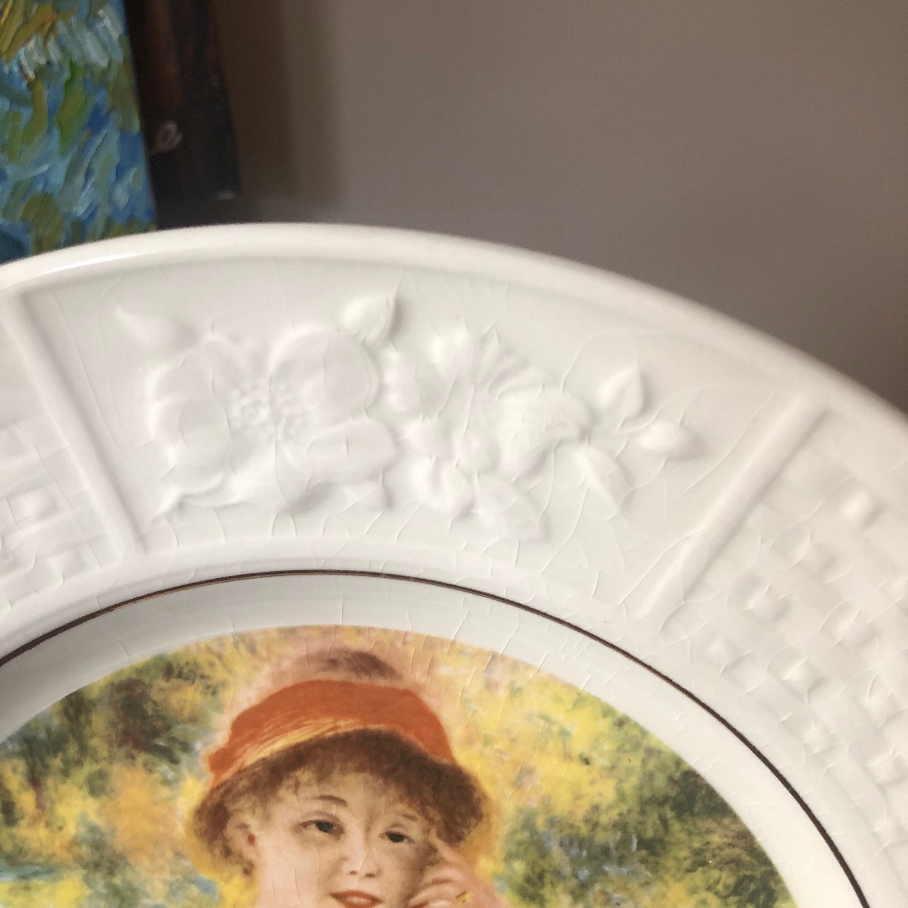 Vintage Wood and Sons Renoir the Inkeeper's Daughter Plate - Etsy