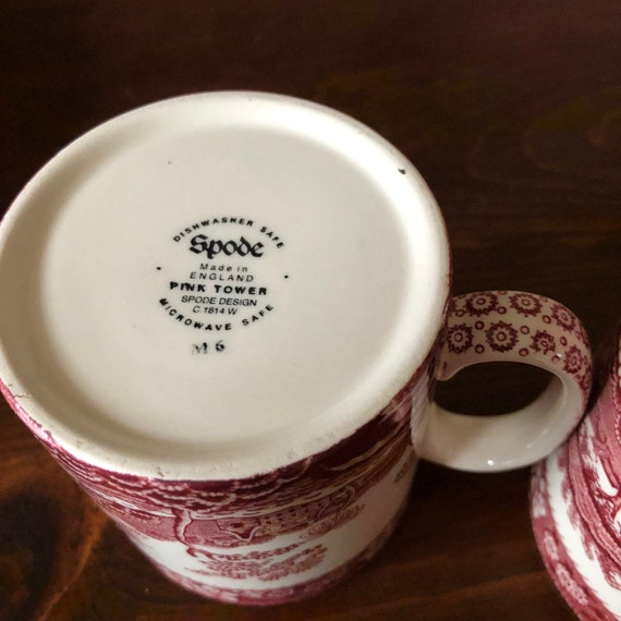 Kitchen & Dining Vintage Spode Made in England Spode PinkTower Teacup ...