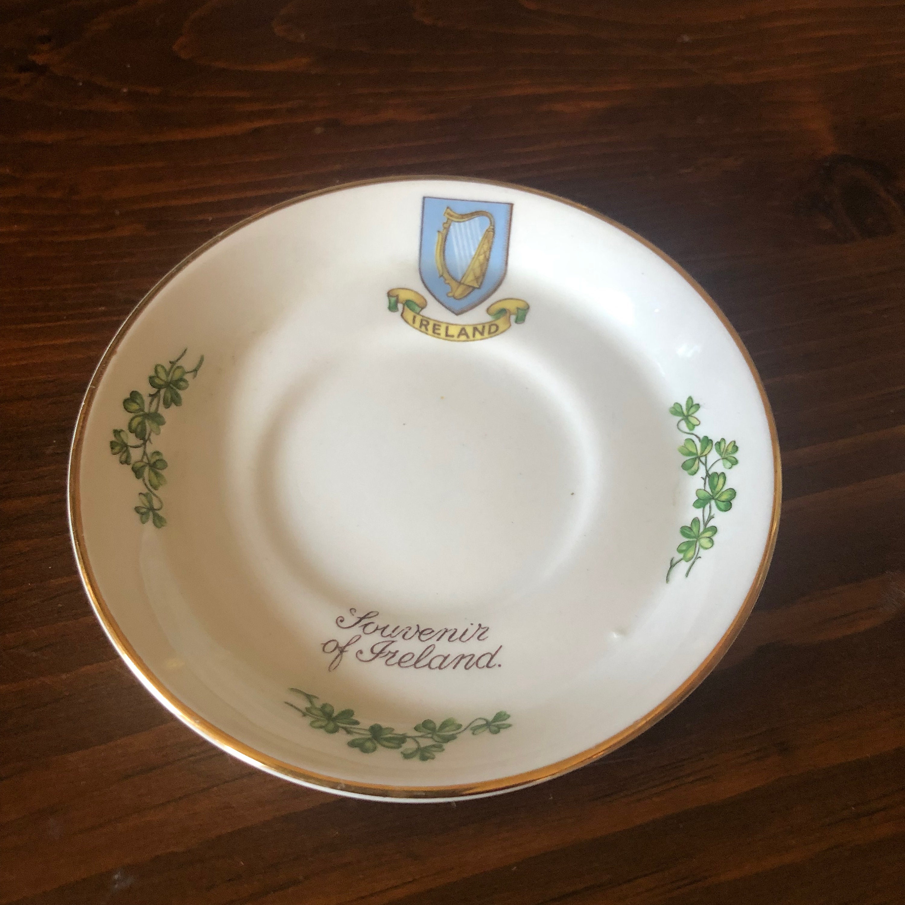 Vintage Arklow Souvenir of Ireland Teacup and Saucer Set - Etsy