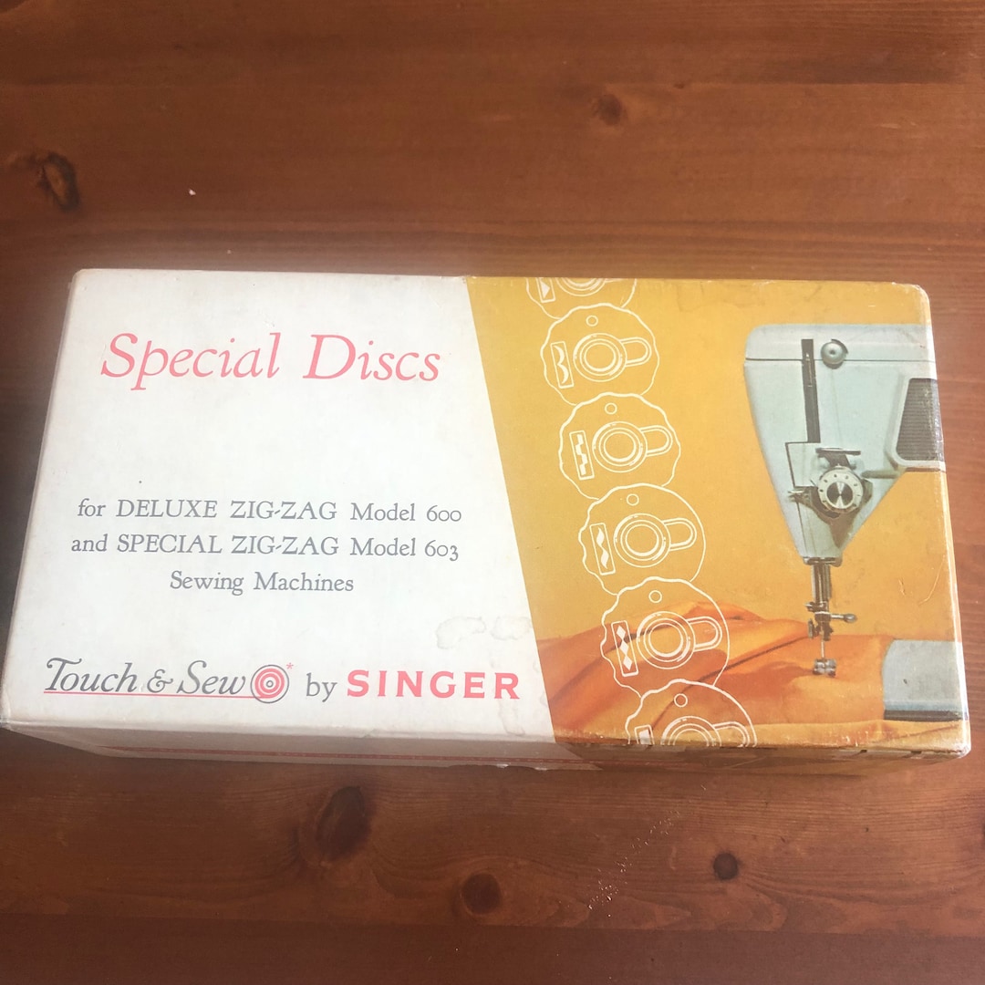 Vintage Singer Touch & Sew Special Discus ZIG ZAB Model 600 and 603 - Etsy
