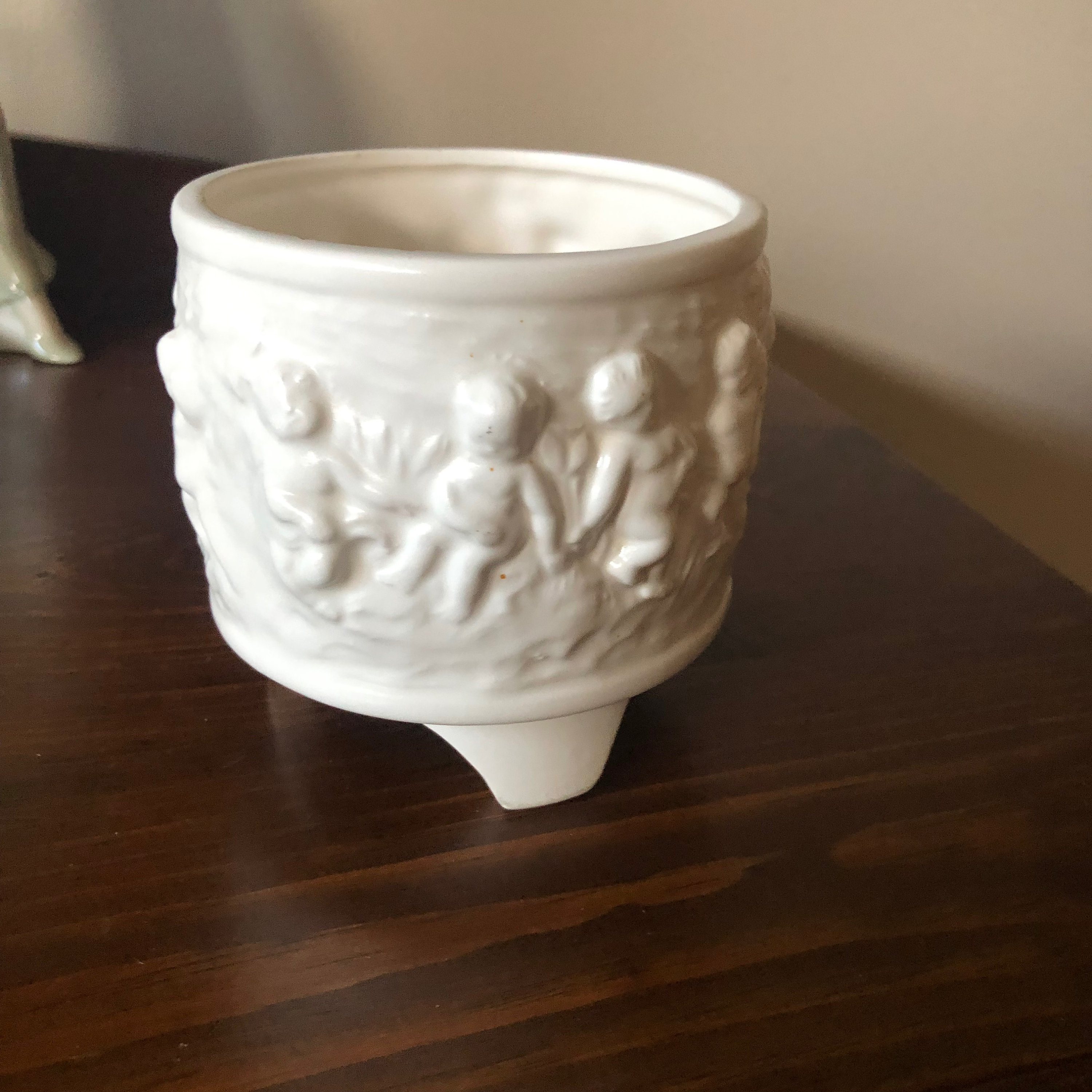 Vintage Rubens Cherub Ivory Planter 1963 - Etsy
