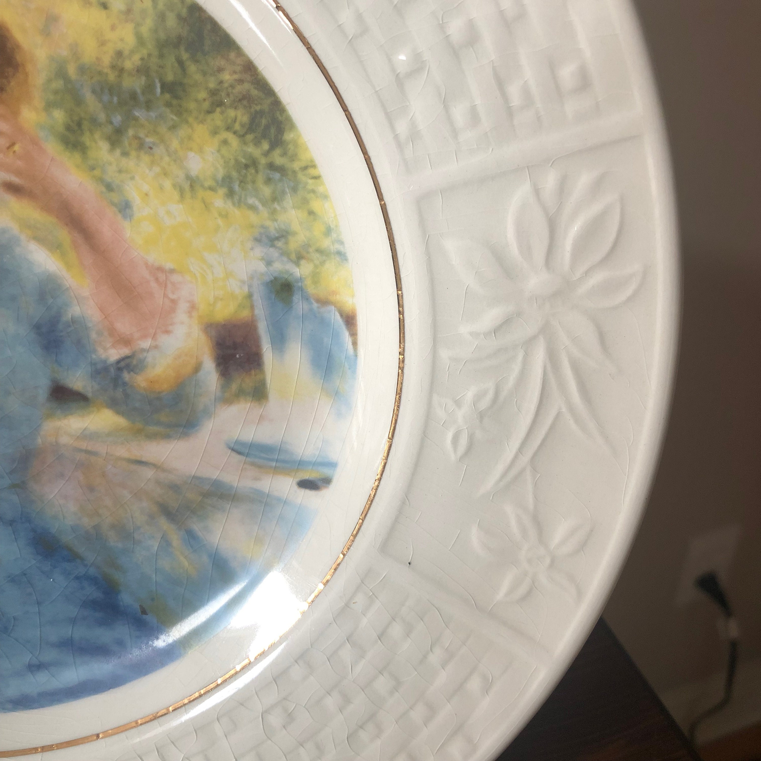 Vintage Wood and Sons Renoir the Inkeeper's Daughter Plate - Etsy