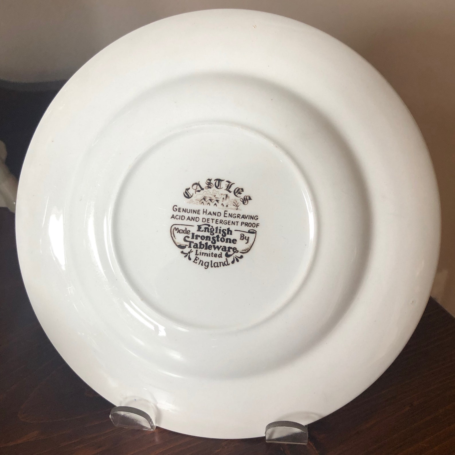 English Ironstone Tableware CASTLES Dessert Plate - Etsy