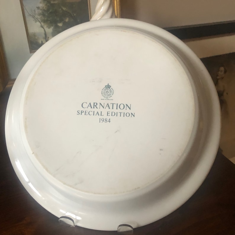 Royal Worcester Fine Porcelain 1984 Made in England Carnation Banana ...