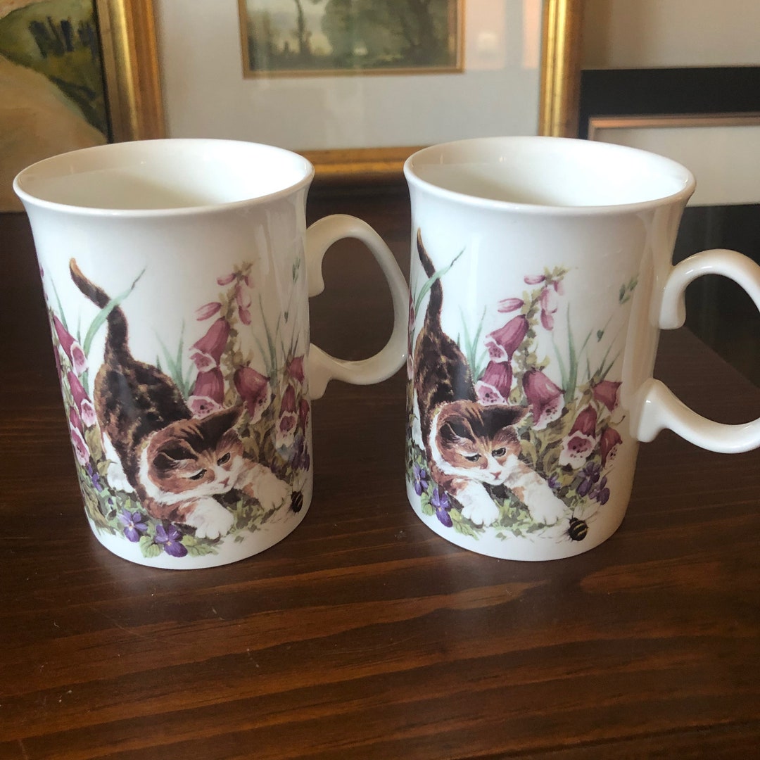 Vintage Jason Fine Bone China Garden Cats Mugs - You Choose Each Sold ...