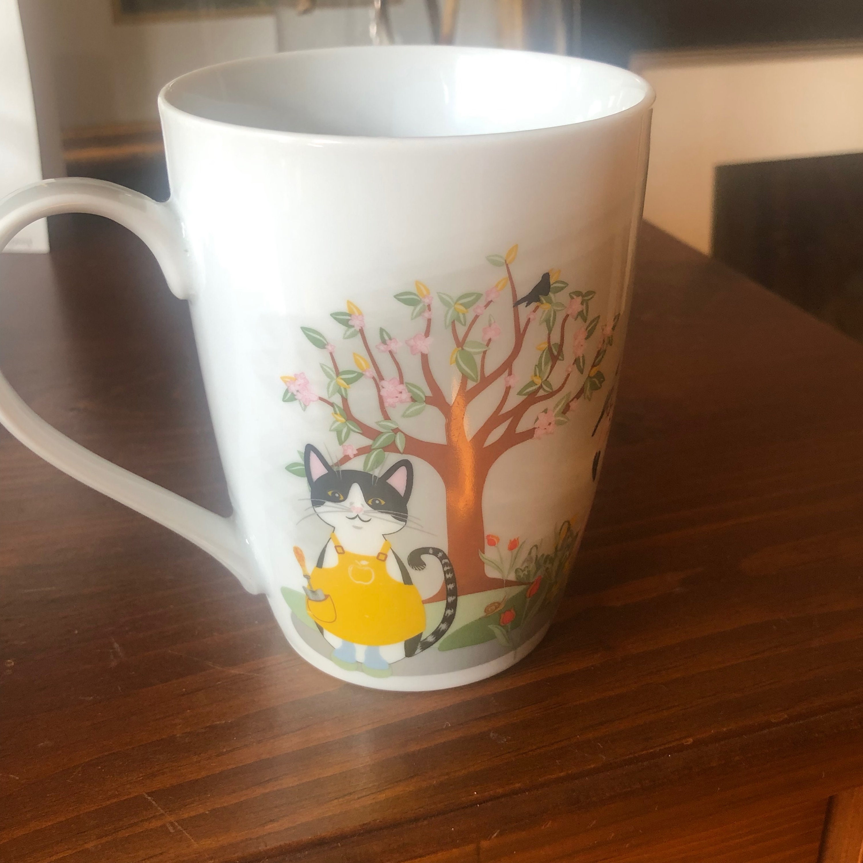 Cha Cult Cat of 4 Seasons Fine Porcelain Mug - Etsy