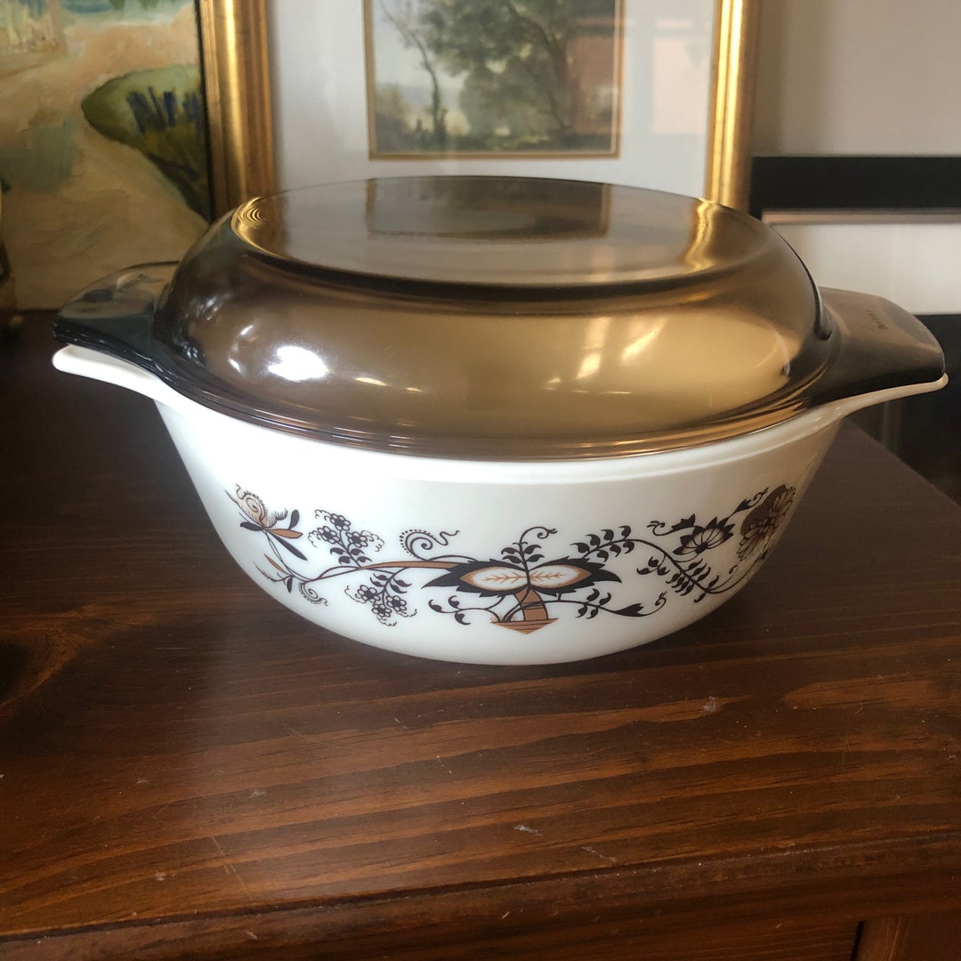 Vintage Pyrex England Casserole Dish With Lid - Etsy