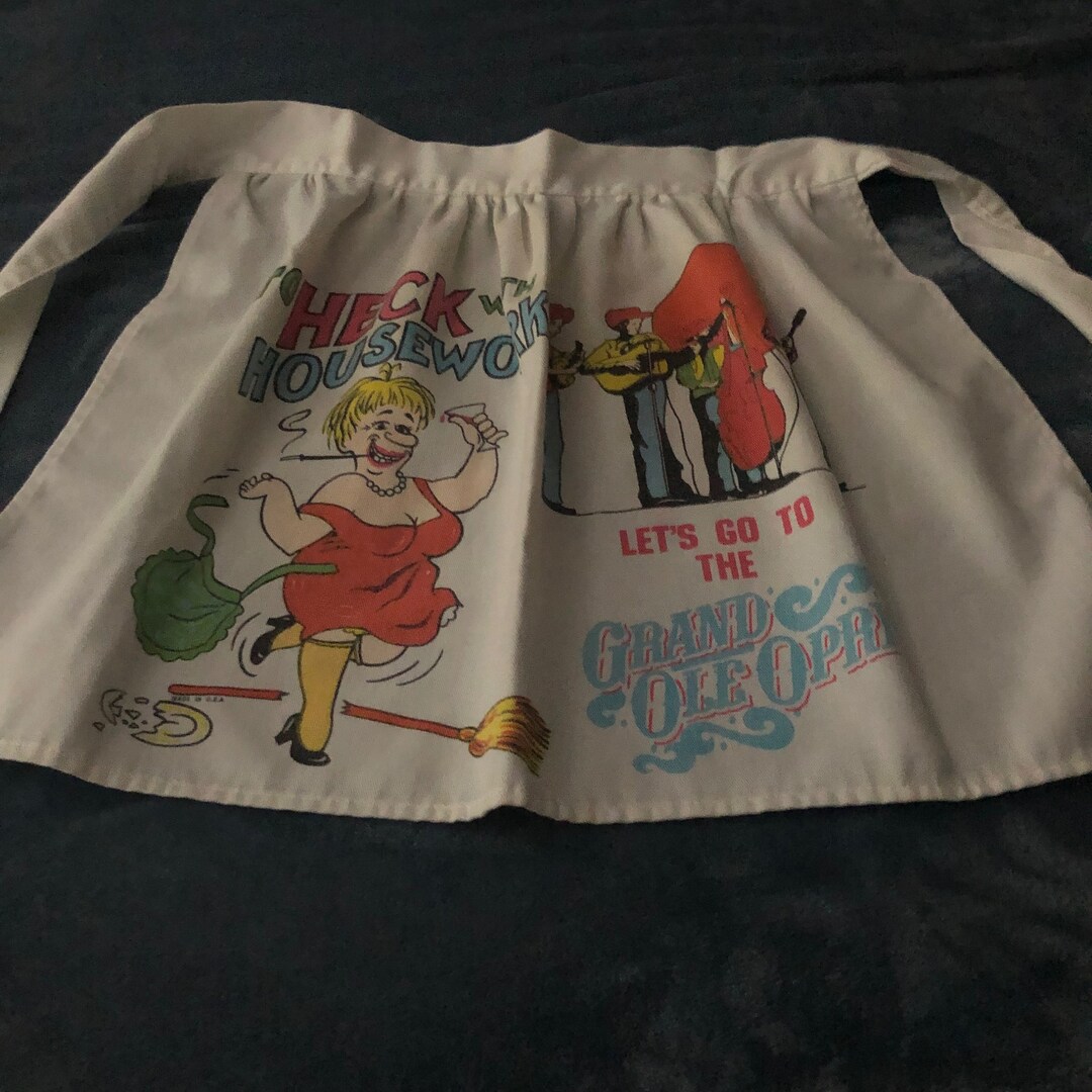 Vintage Grand Ole Opry Apron - Etsy