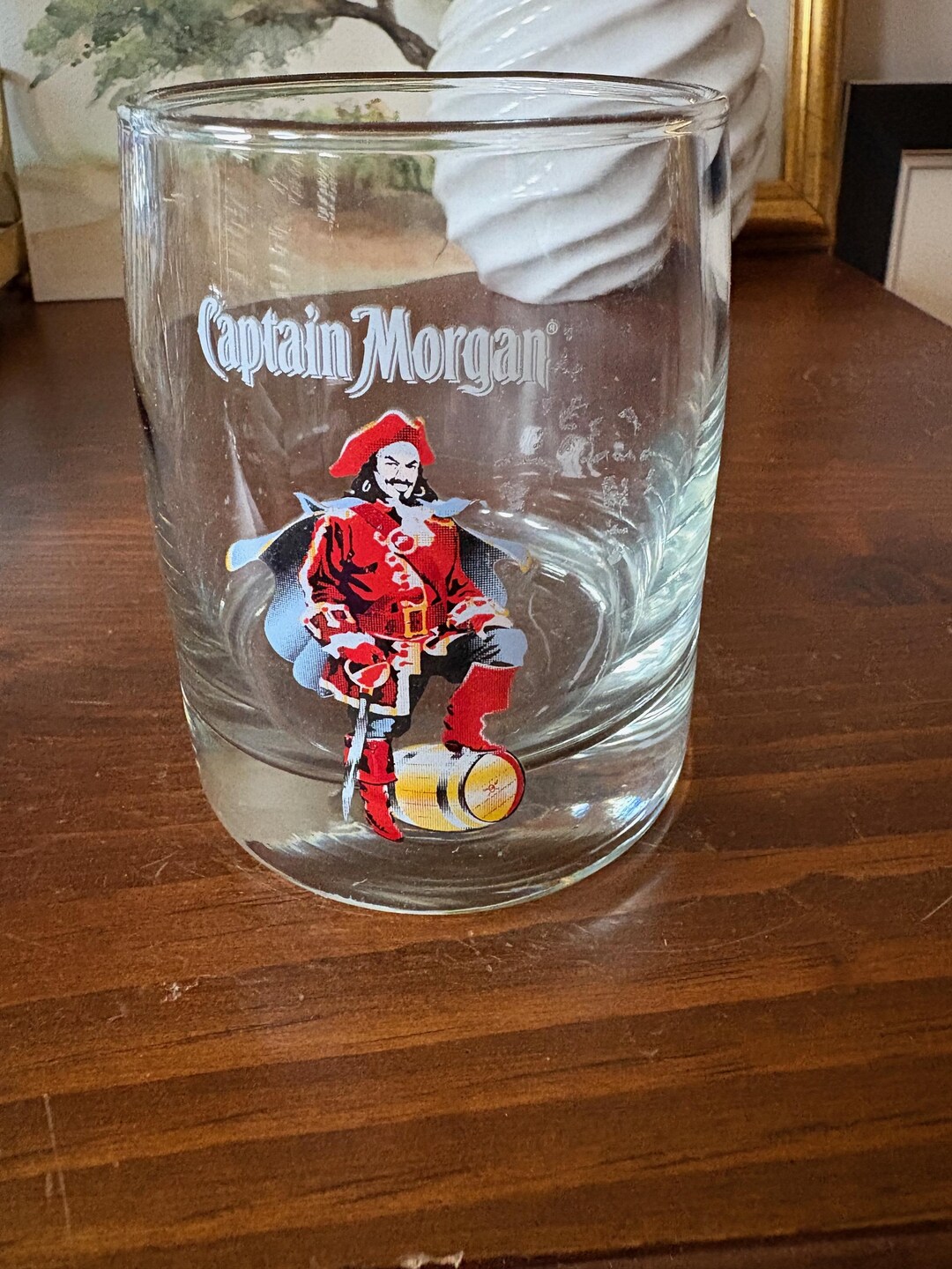 Captain Morgan Rum Heavy Tumbler Glass - Etsy